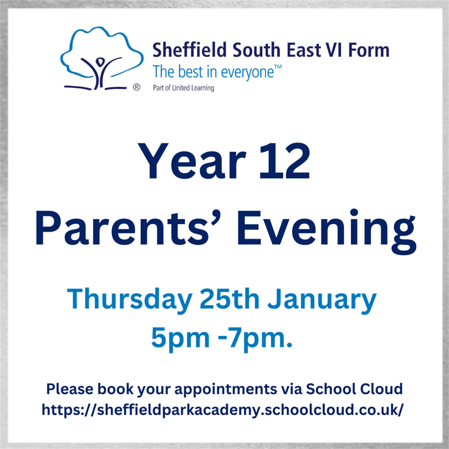 12 Parents’ Evening - Sheffield Park Academy